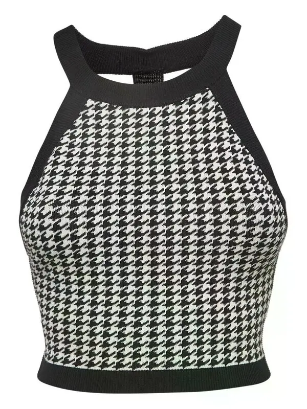 NAGNATA Houndstooth-pattern Top