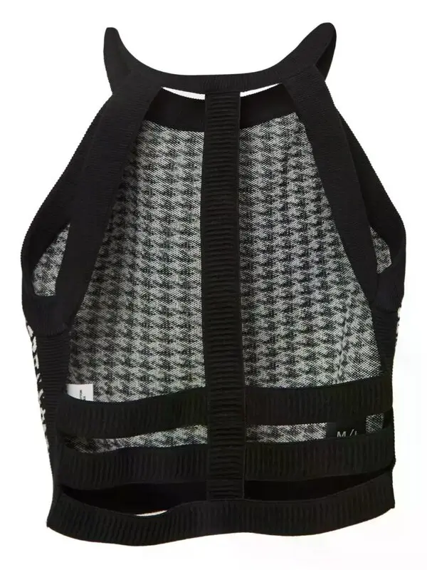 NAGNATA Houndstooth-pattern Top