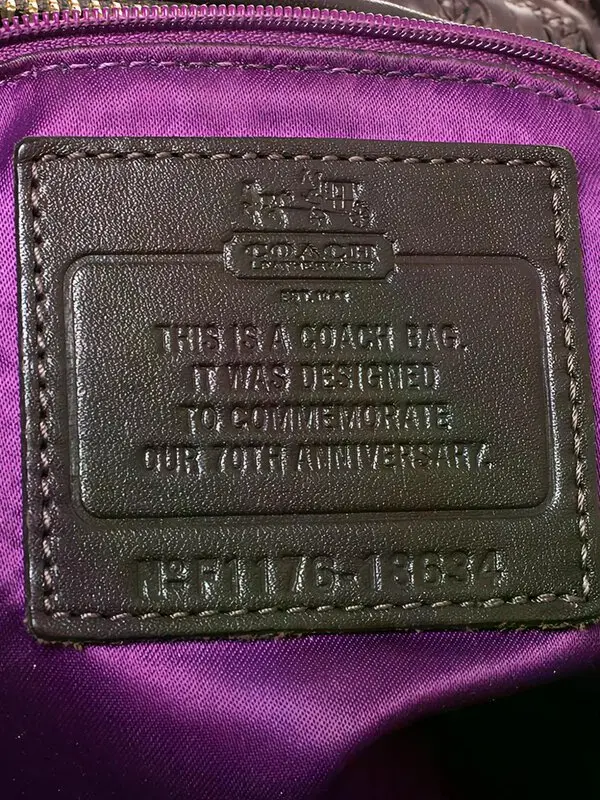 COACH VINTAGE Leather Tote Bag