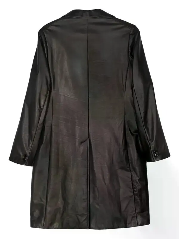 A.N.G.E.L.O. VINTAGE CULT 2000s Single-breasted Leather Coat