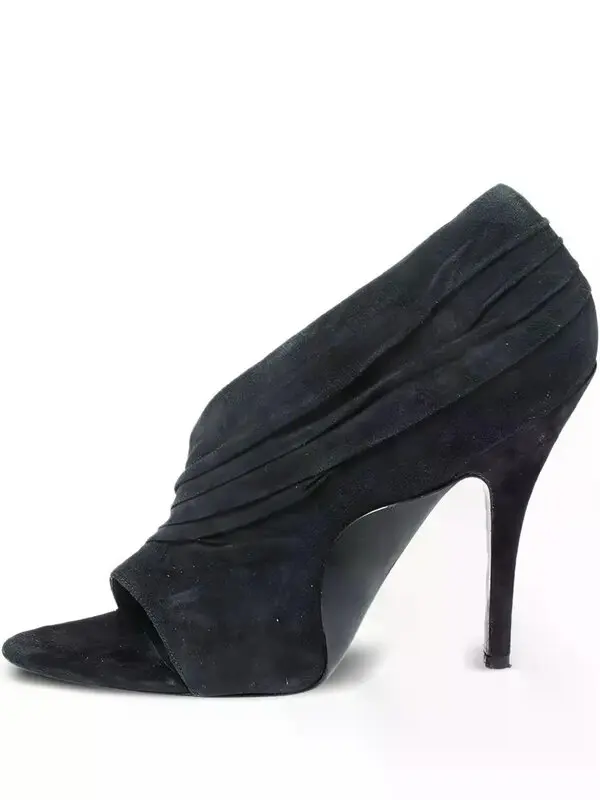 ALEXANDER WANG Draped Suede High Heel Sandals