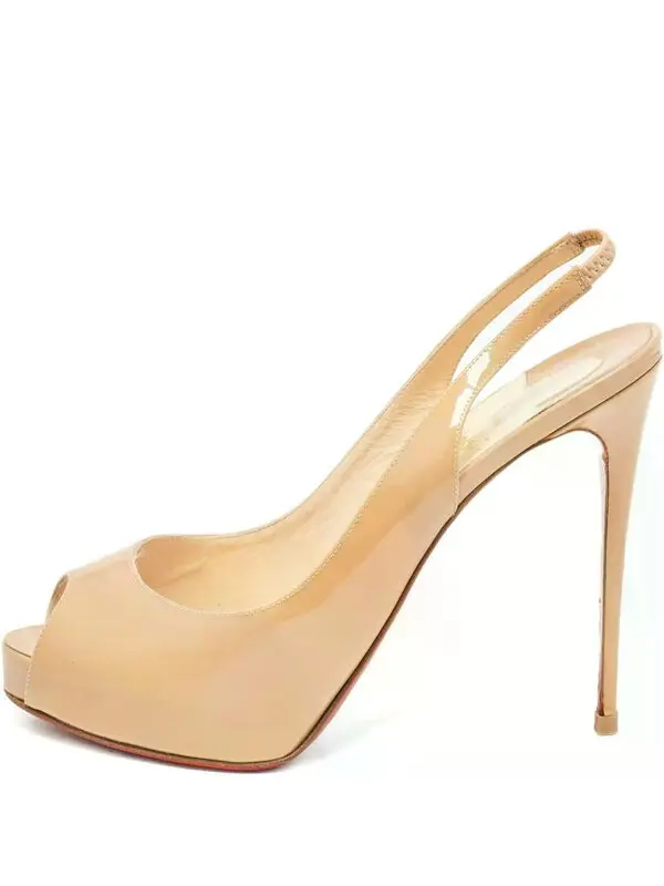 CHRISTIAN LOUBOUTIN Slingback Leather Pumps