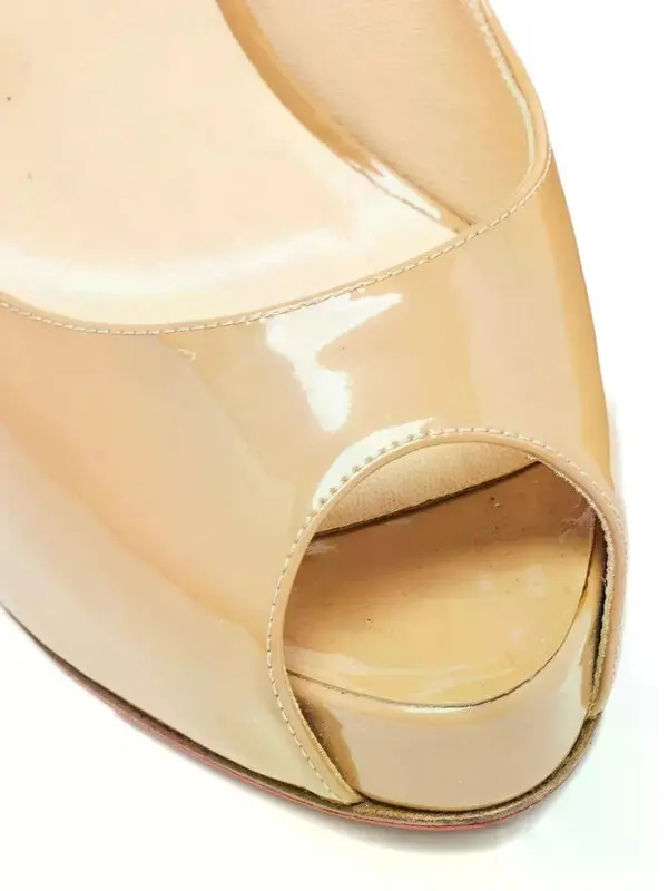 CHRISTIAN LOUBOUTIN Slingback Leather Pumps