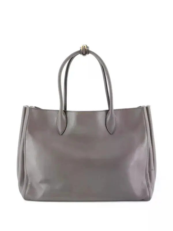 Prada Soft Bibliotheque City Calfskin Large Tote Bag