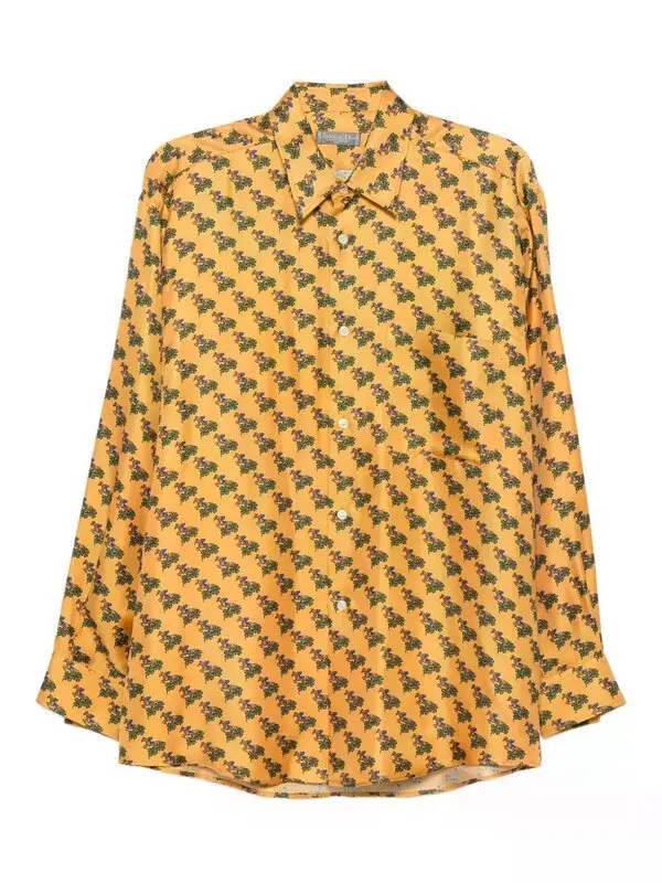 Dior 1990s Printed Silk Shirt
