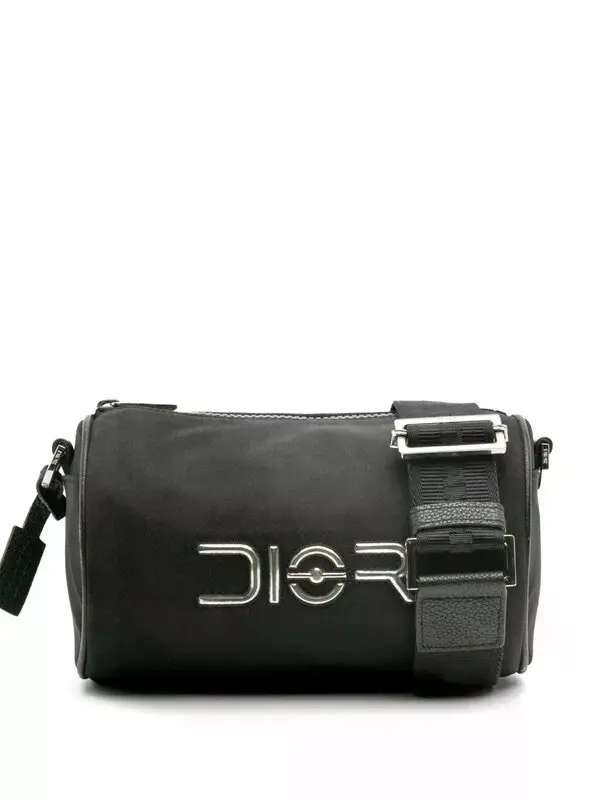 Dior 2019 Hajime Sorayama Nylon Roller Crossbody Bag - Black