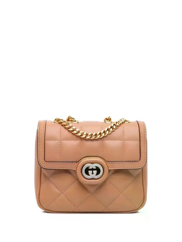 Gucci Mini Leather Deco Chain Shoulder Bag