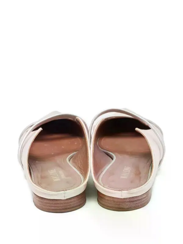 MALONE SOULIERS Leather Ballet Flats - Pink
