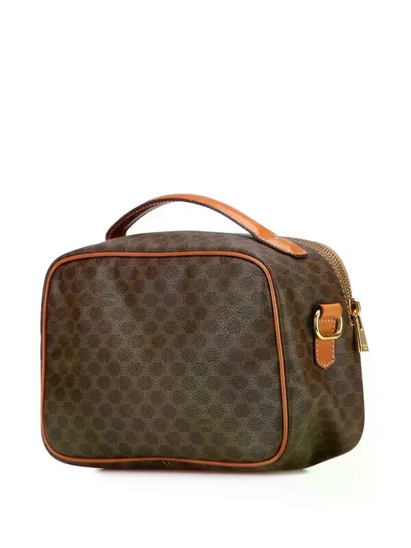 Celine 1996 Macadam Coated Canvas Satchel