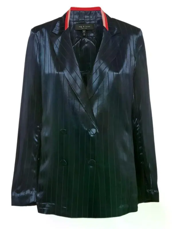 Rag & Bone Striped Satin Blazer