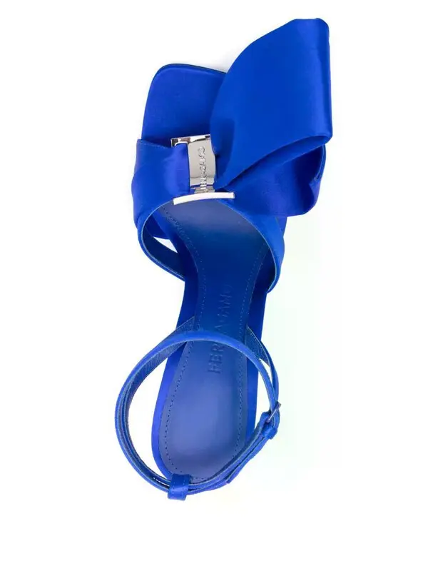 FERRAGAMO 105mm Helena Sandals - Blue
