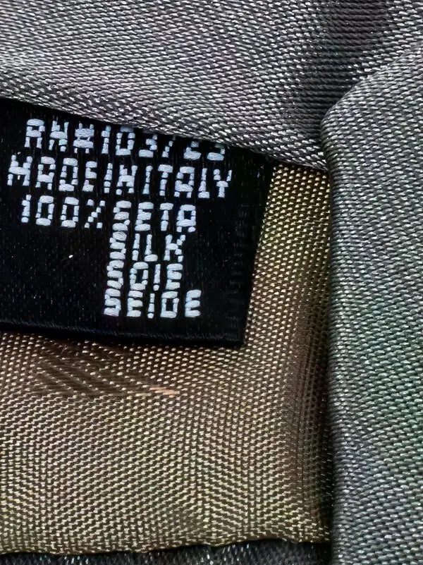 Emporio Armani Embroidered Silk Neck Tie