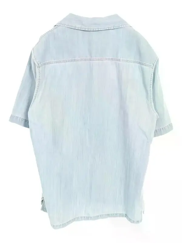 Versace 2010s Denim Short-sleeve Shirt