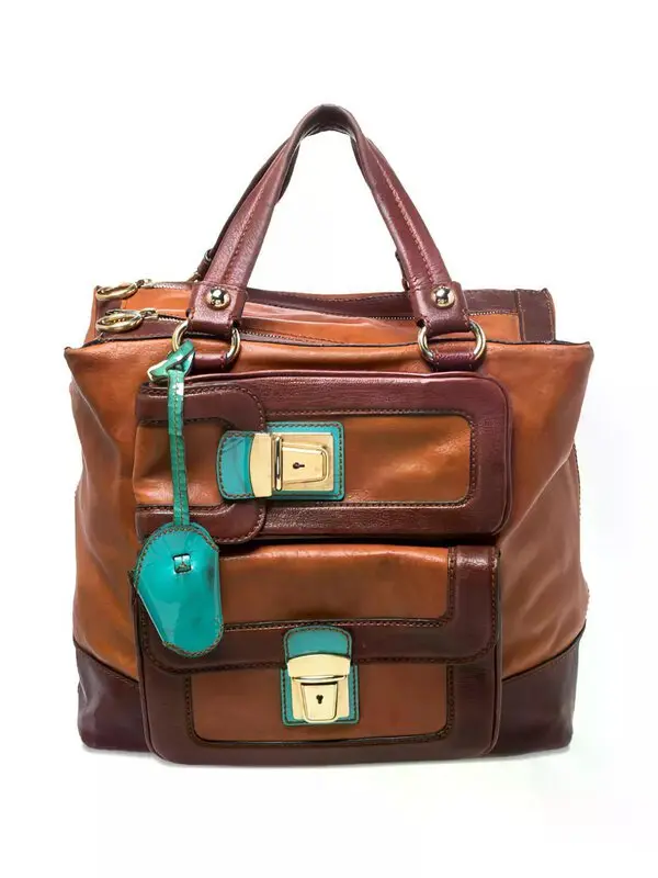 Dolce & Gabbana Leather Dual-pocket Bag