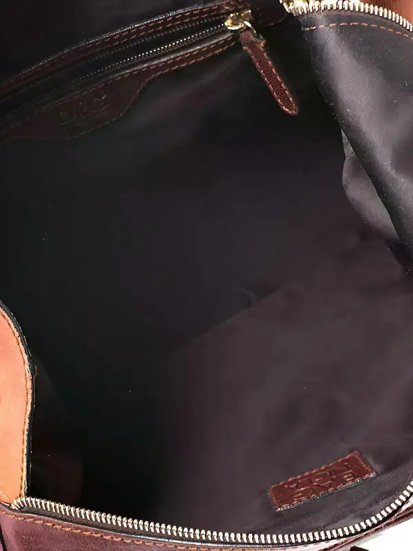 Dolce & Gabbana Leather Dual-pocket Bag