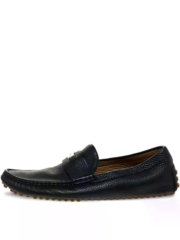 Gucci Leather Loafers - Black