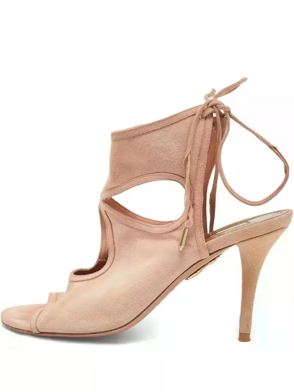 AQUAZZURA 85mm Suede Sandals