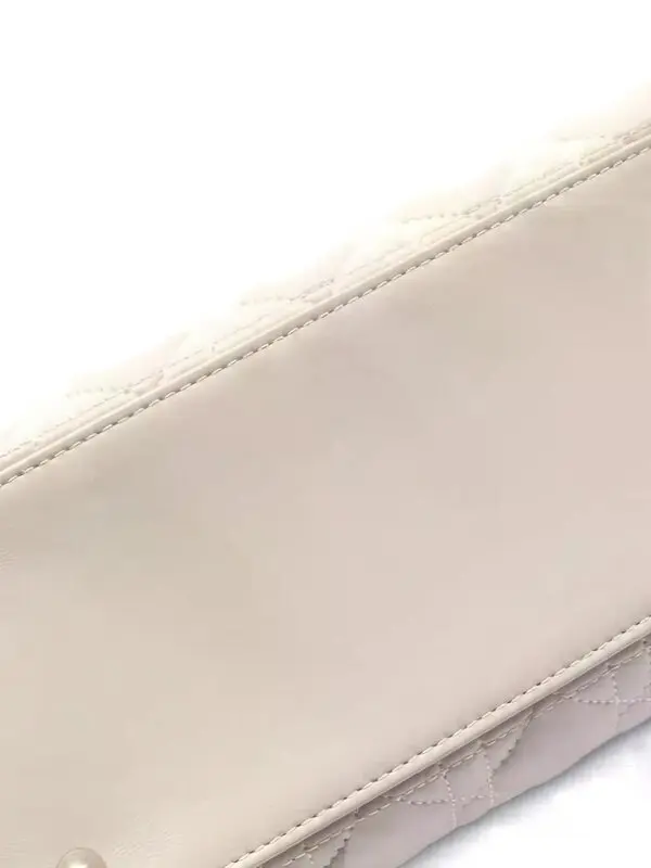 Dior 2010 Canage Lady Leather Handbag - Neutrals