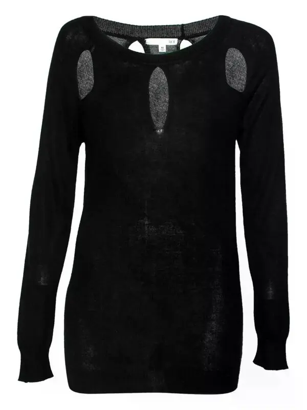 Christian Lacroix Cut-out Long Sleeve Sweater