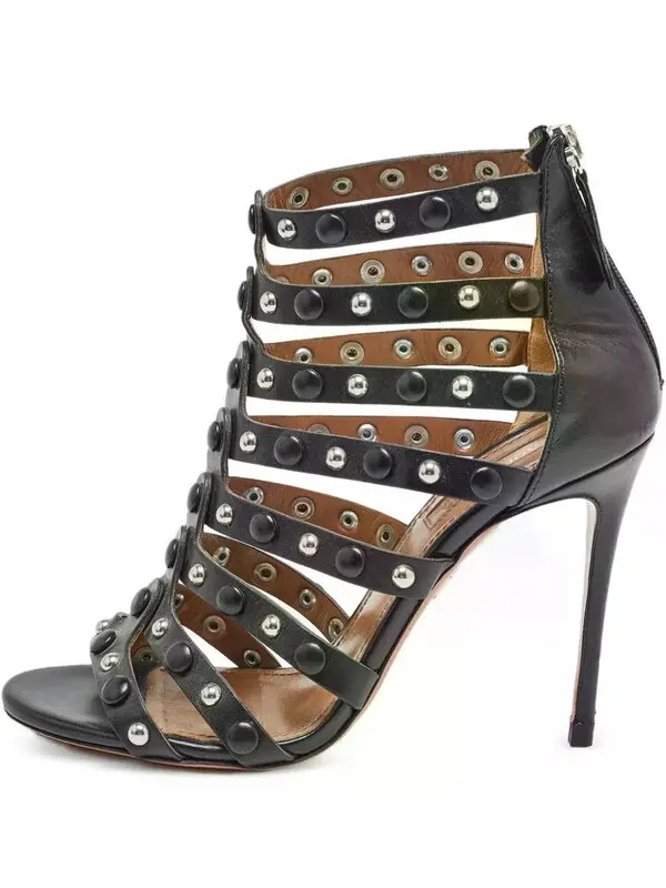 AQUAZZURA 110mm Studded Strappy Sandals