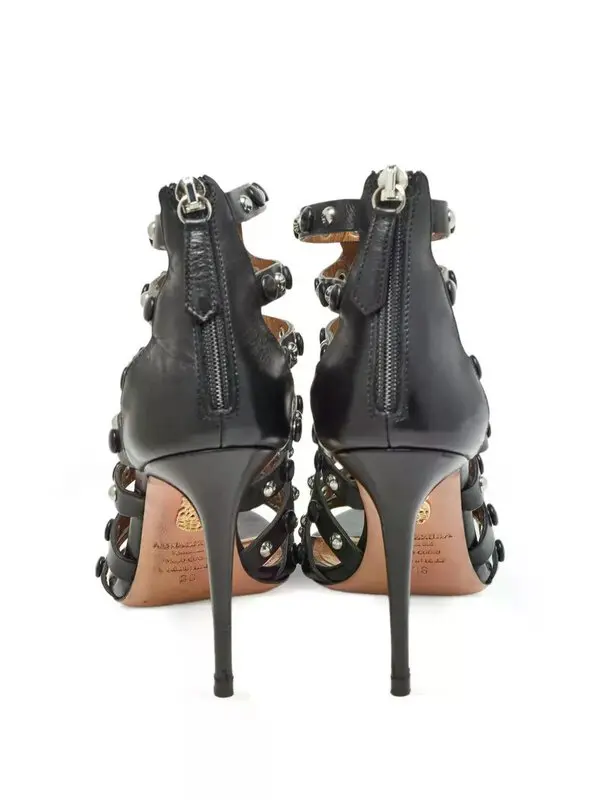 AQUAZZURA 110mm Studded Strappy Sandals
