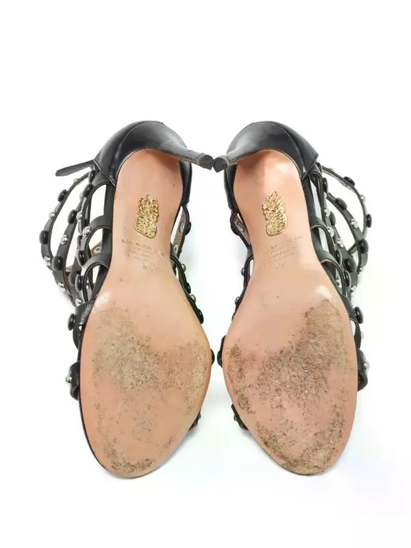 AQUAZZURA 110mm Studded Strappy Sandals
