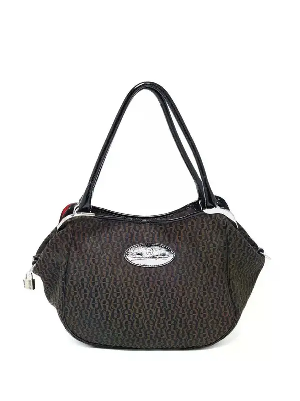 AIGNER Monogram-pattern Shoulder Bag