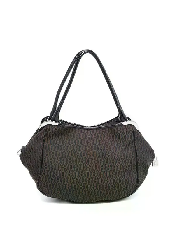 AIGNER Monogram-pattern Shoulder Bag