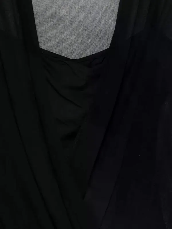 Givenchy Mesh Wrap Blouse