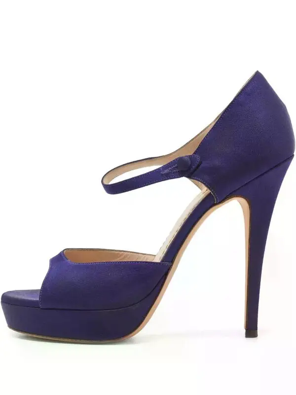 Saint Laurent 130mm Satin Sandals