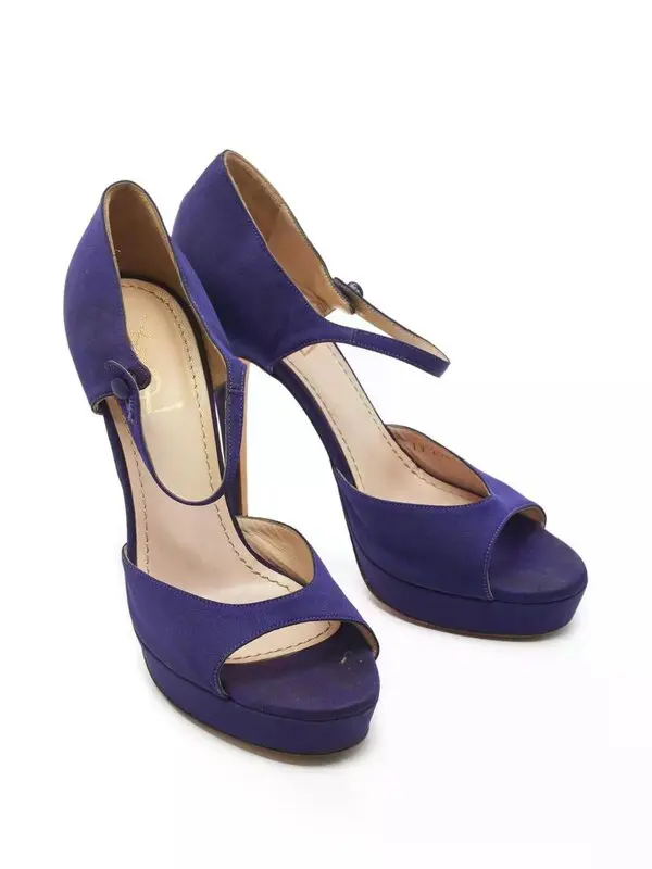 Saint Laurent 130mm Satin Sandals