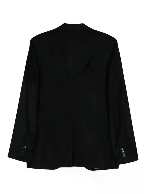 Dolce & Gabbana 2000s Pinstriped Single-breasted Jacket - Black