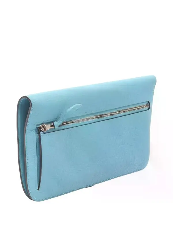 Hermès 2019 Dogon Bi-fold Long Wallet - Blue