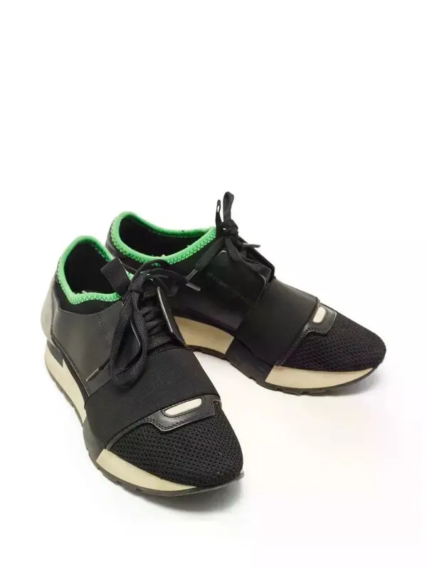 Balenciaga Panelled Sneakers - Black