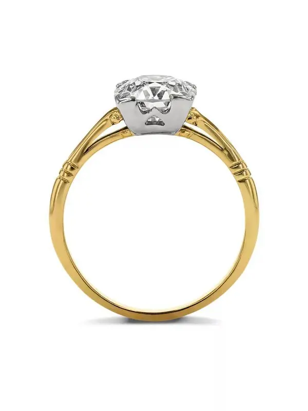 PRAGNELL 14kt Yellow Solitaire Diamond Ring