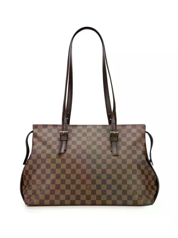 LOUIS VUITTON 2004 Damier Ebene Chelsea Shoulder Bag