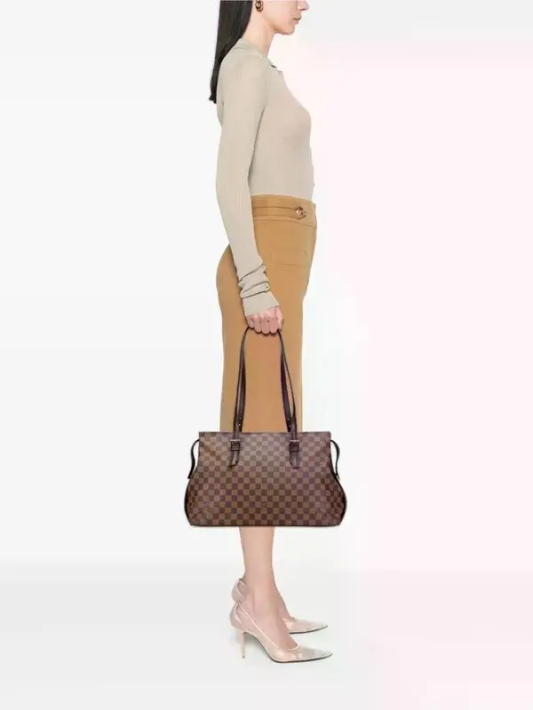 LOUIS VUITTON 2004 Damier Ebene Chelsea Shoulder Bag