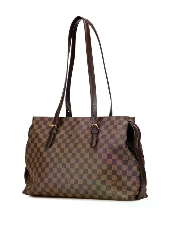 LOUIS VUITTON 2004 Damier Ebene Chelsea Shoulder Bag