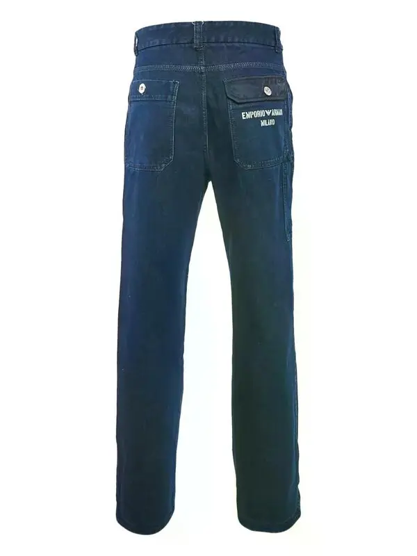 Emporio Armani Straight Leg Cotton Jeans
