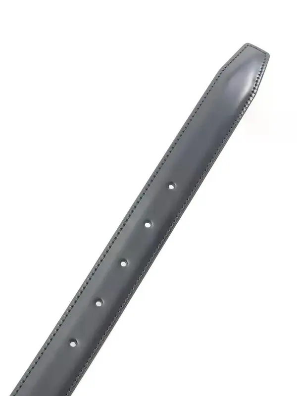 Celine Leather Belt With Orb Detail
