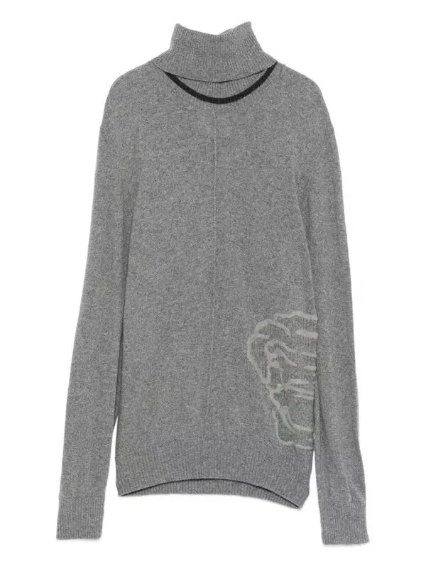 Versace 2007 Wool Turtleneck Sweater