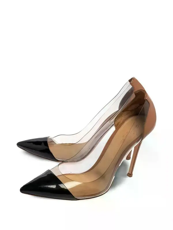 GIANVITO ROSSI 110mm Plexi Pumps - Neutrals