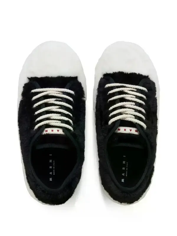 Marni Teddy Low-top Sneakers - Black