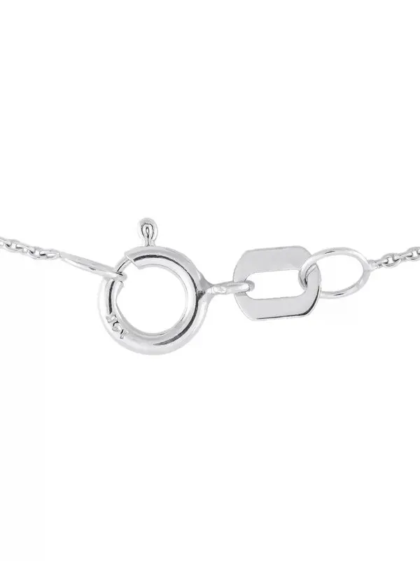 LB EXCLUSIVE 14k White Gold Diamond Pendant Necklace