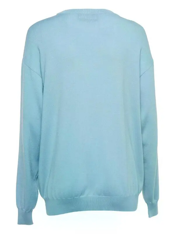 Moschino Pony Rainbow Graphic Sweater