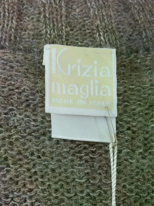 KRIZIA Leopard-print Cropped Cardigan