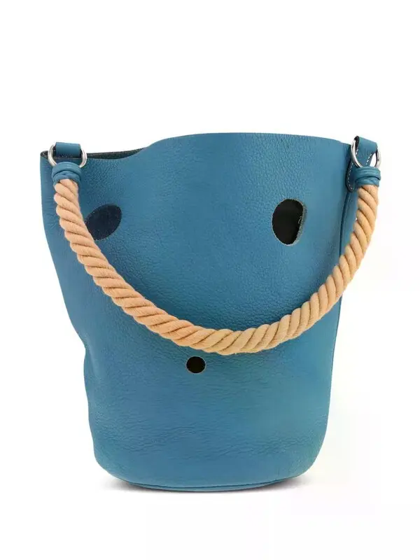 Hermès 2007 Mangeoire Bucket Bag - Blue