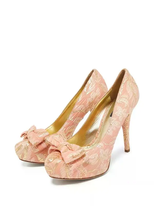 Dolce & Gabbana Stiletto Heel Pumps With Bow Detailing