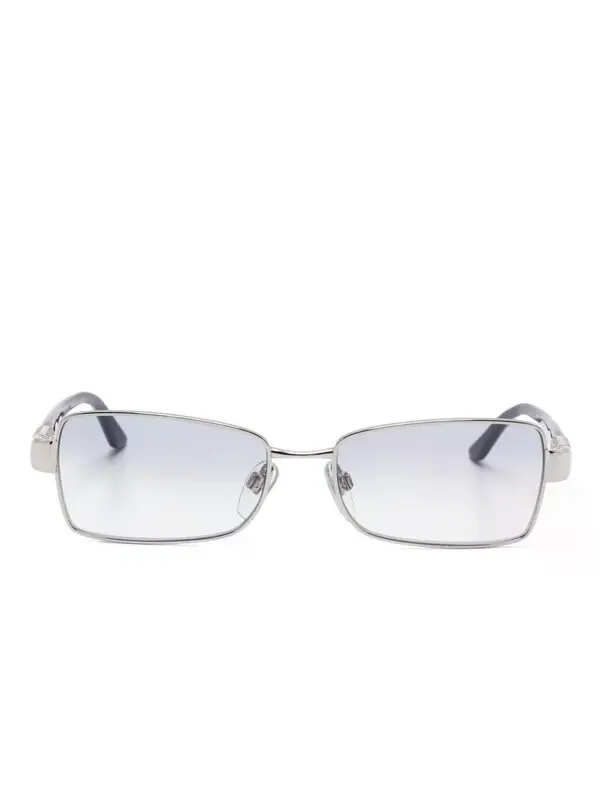 BVLGARI Crystal-embellished Sunglasses - Silver