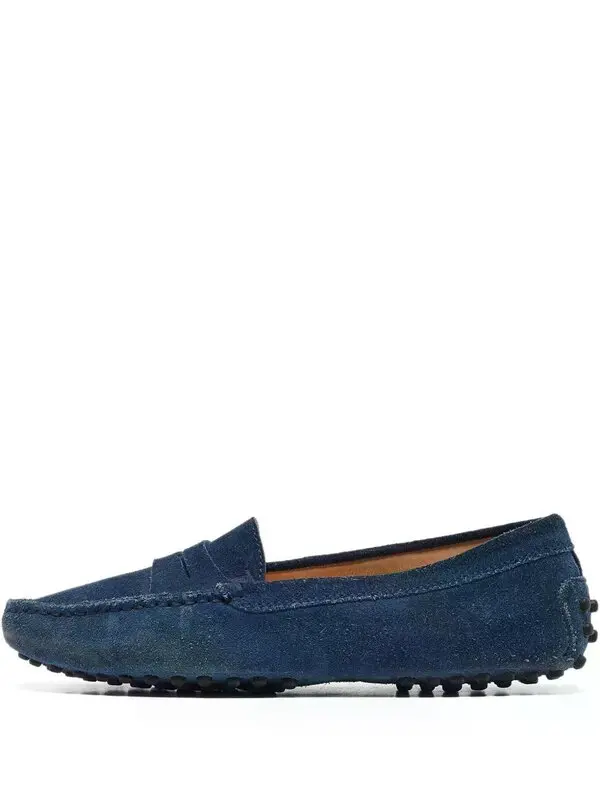 TOD'S Gommino Suede Loafers - Blue